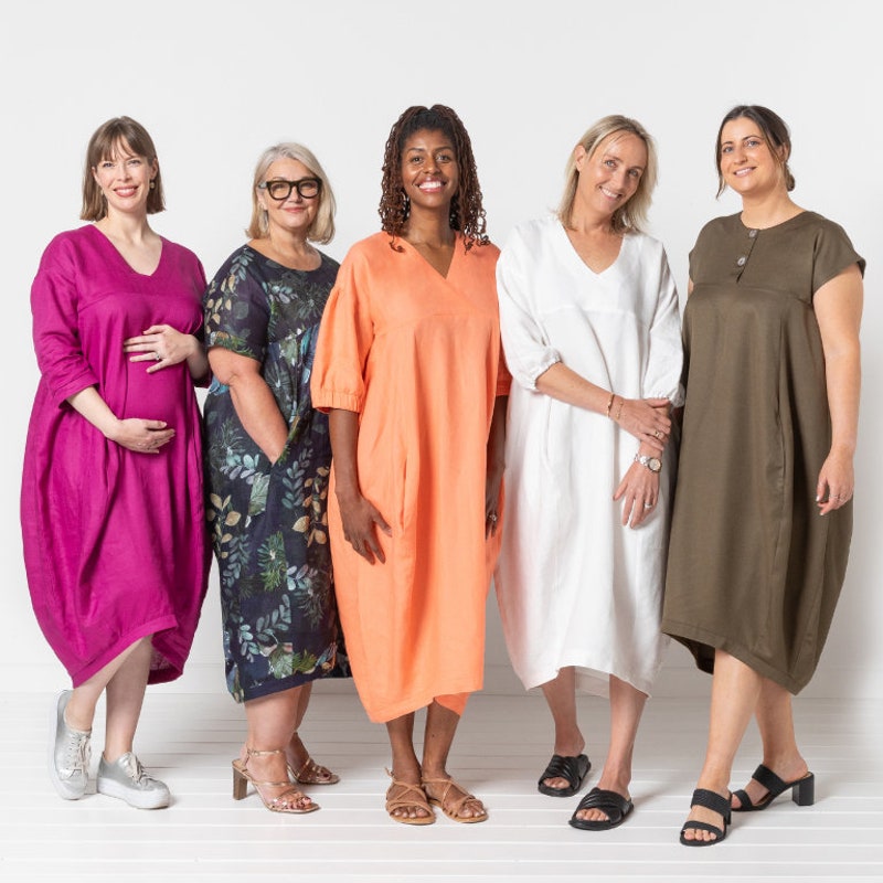 Cocoon Dress Pattern - Etsy