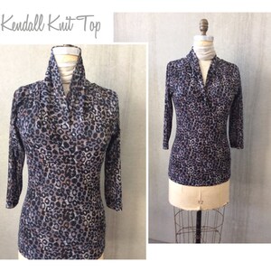 Kendall Knit Top PDF Sewing Pattern // Sizes 26, 28, 30 // Digital PDF ...
