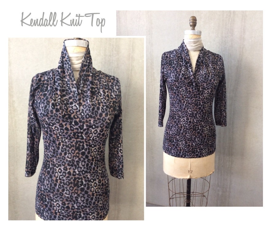Kendall Knit Top PDF Sewing Pattern // Sizes 26 28 30 // | Etsy