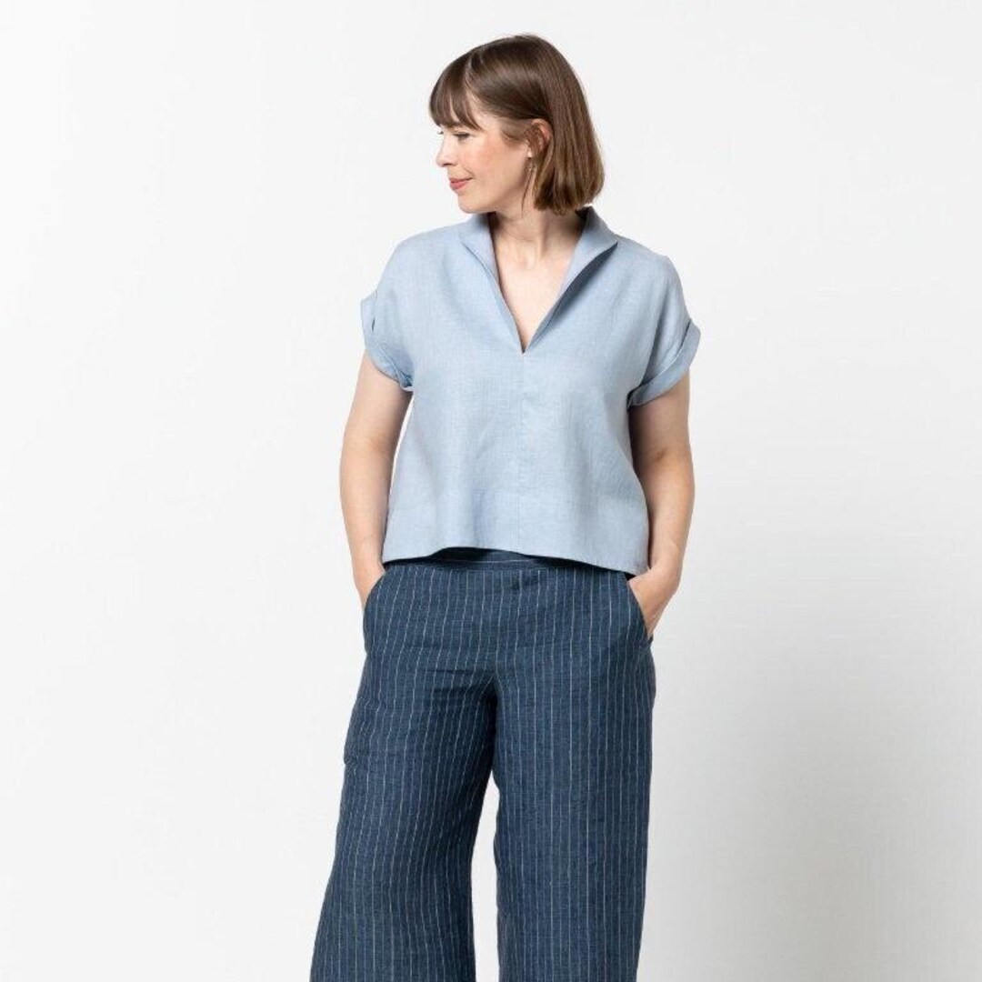 Style Arc | Sizes 10 - 22 | Teddy Designer Top Pattern | PDF Sewing ...