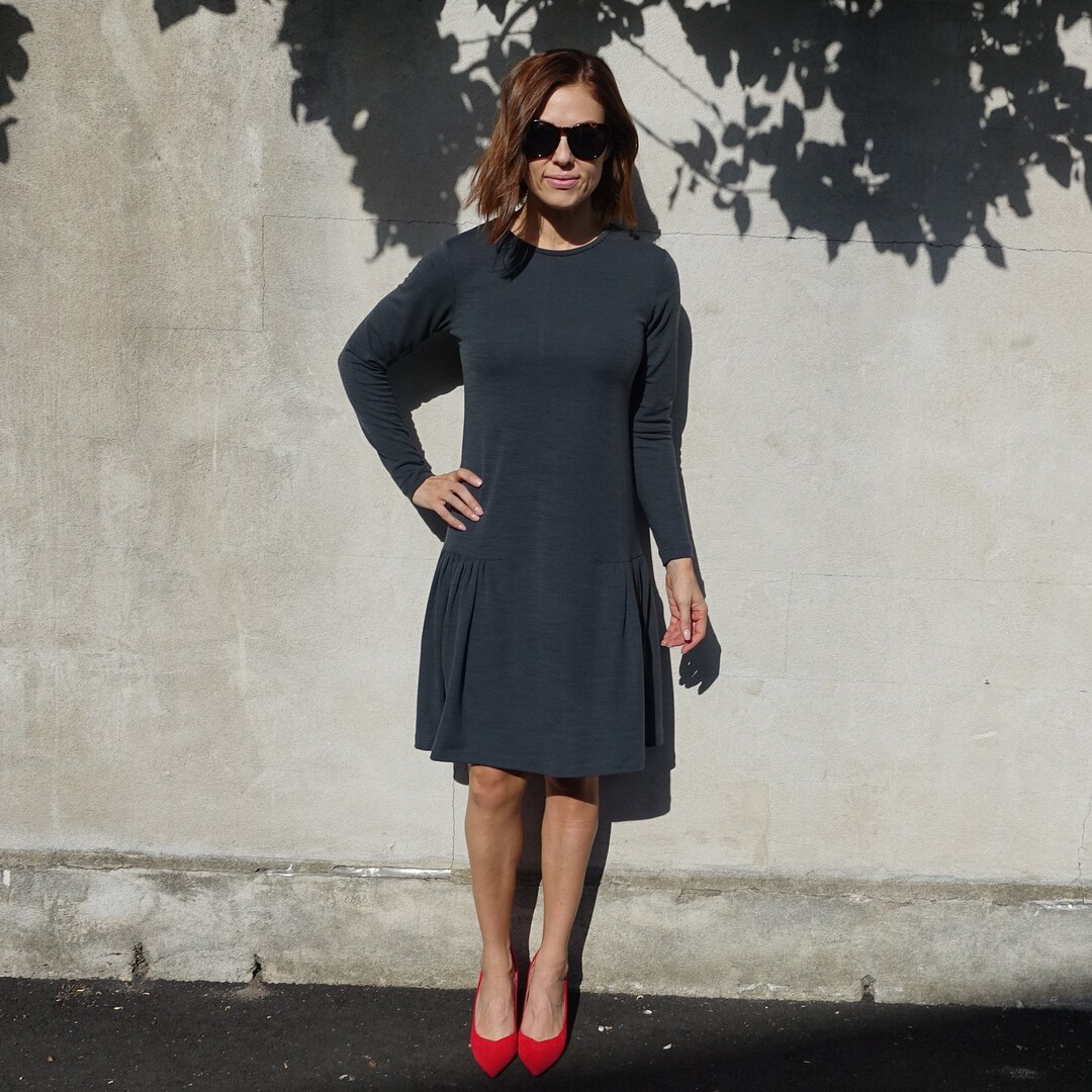 Style Arc Sewing Pattern Talulah Knit Dress Sizes 6, 8, 10 Women's Long ...