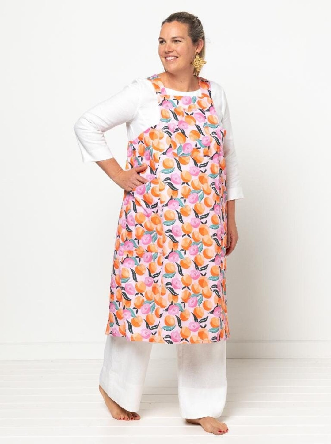 Style Arc | Sizes XS - XL | Pinnie Sewing Cooking Apron | PDF Pattern ...