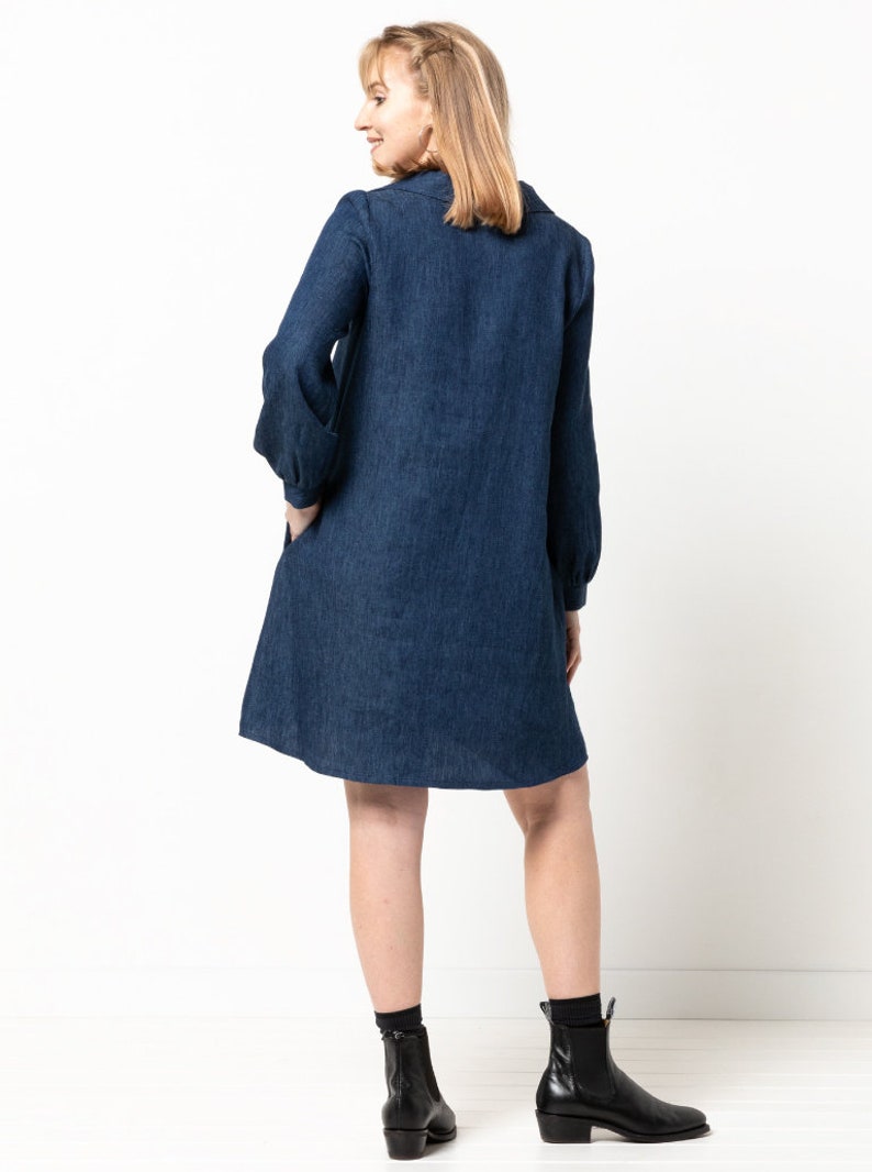 Style Arc Sizes 10 22 Xanthe Woven Dress Pattern PDF - Etsy