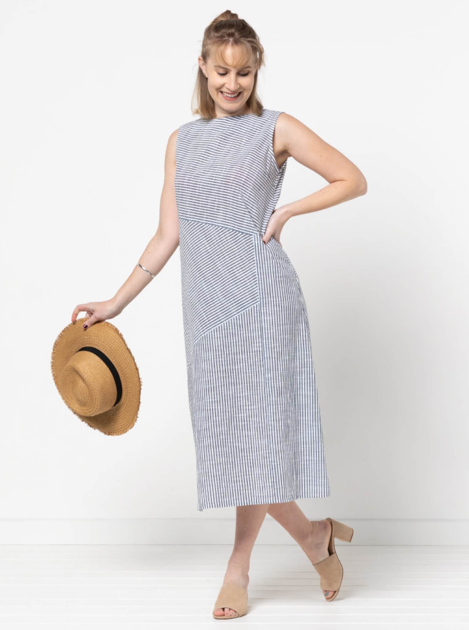 Style Arc | Sizes 10 - 22 | Yvette Woven Dress Pattern | PDF Pattern ...