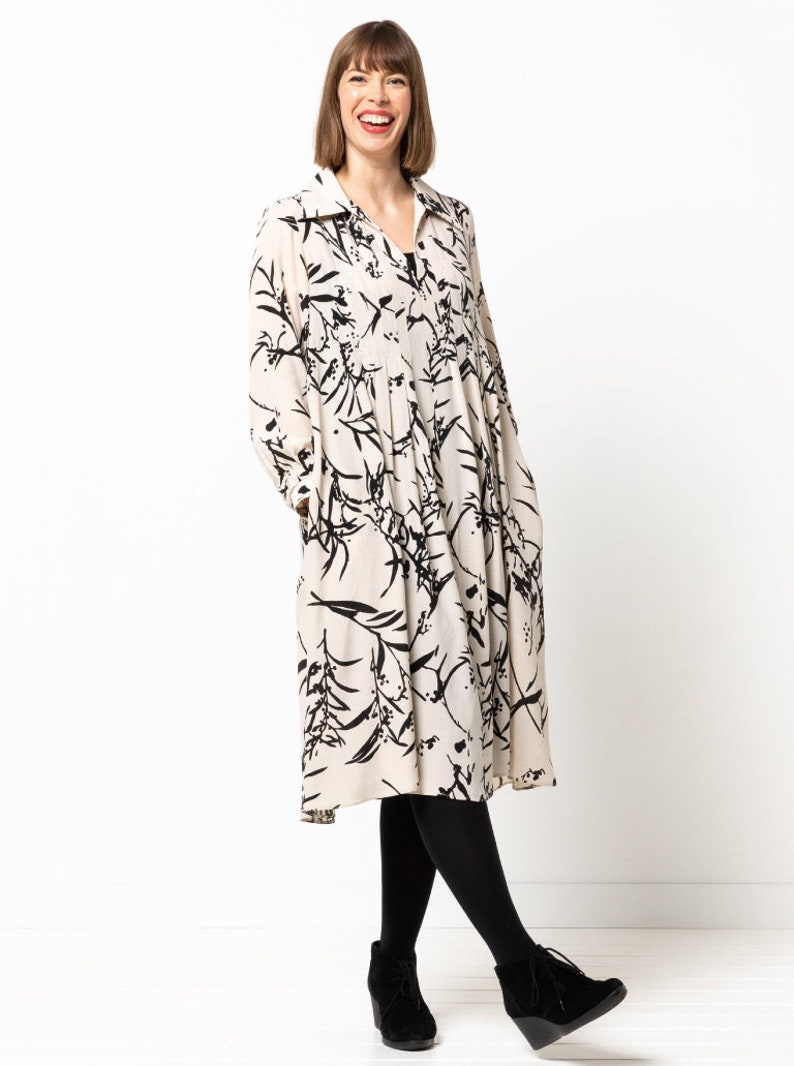 Style Arc Sizes 10 22 Xanthe Woven Dress Pattern PDF - Etsy