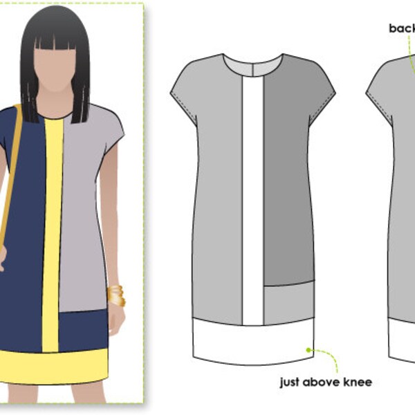 Shift Dress Pattern - Etsy