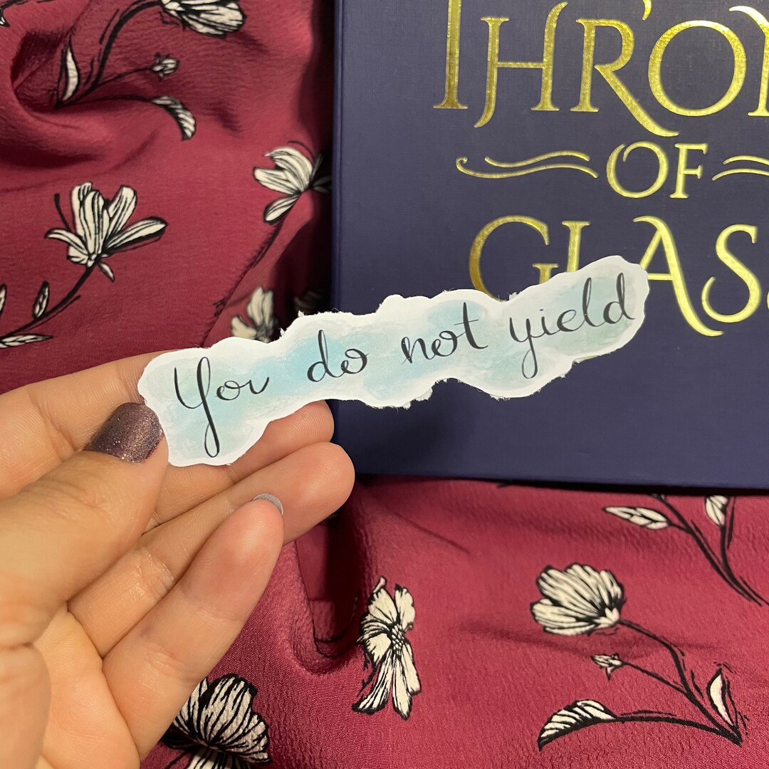 You Do Not Yield officially Licensed - Etsy