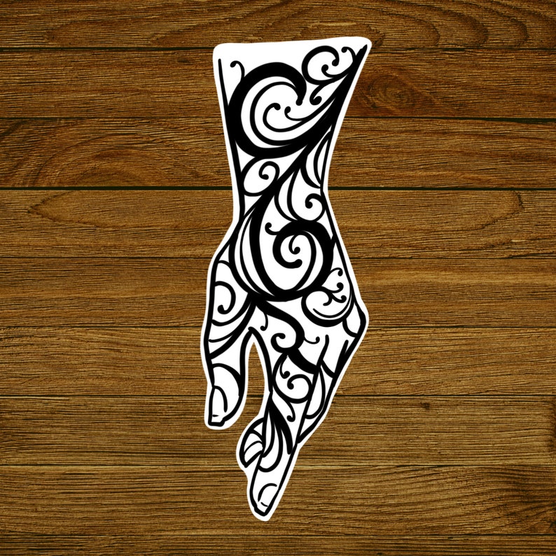Feyre Hand Tattoo Sticker officially Licensed - Etsy