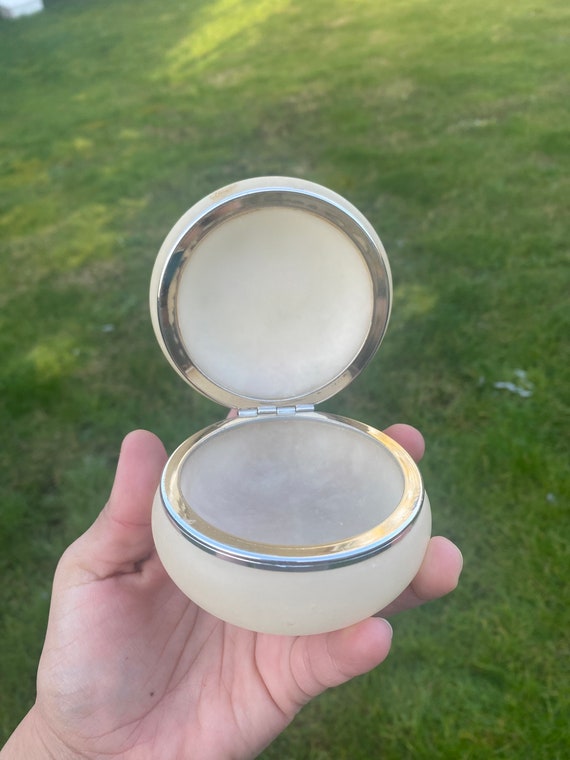 Vintage Stone Jewelry Box - Gem