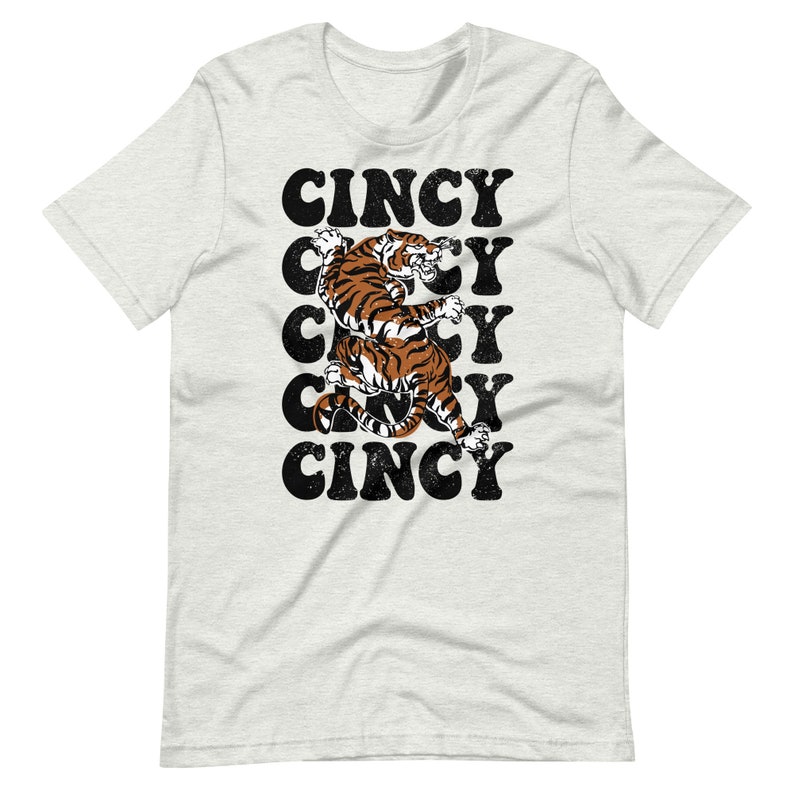Retro Cincy Football Shirt Bengal Tiger Shirt Cincinnati Tshirt Bengal ...