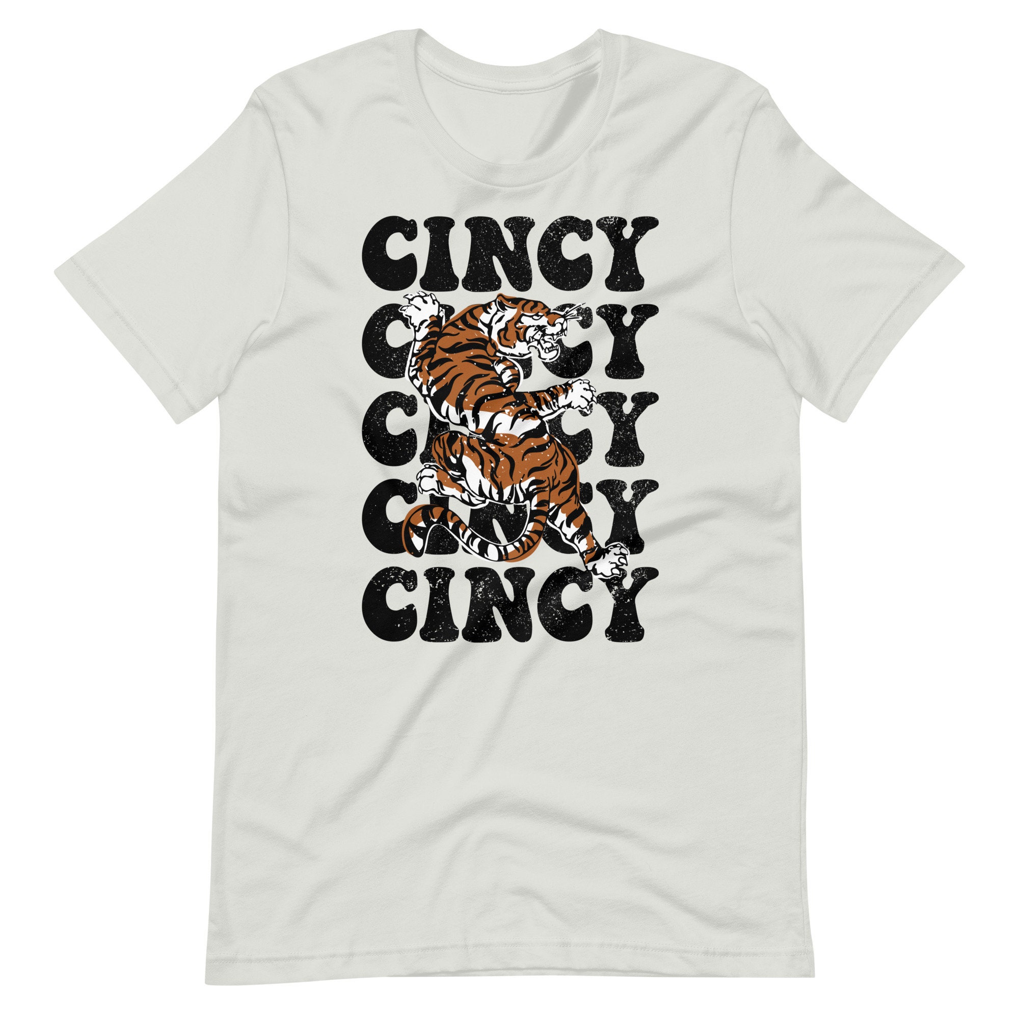 Retro Cincy Football Shirt Bengal Tiger Shirt Cincinnati Tshirt Bengal ...