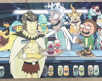 Rick and Morty Dab | Etsy