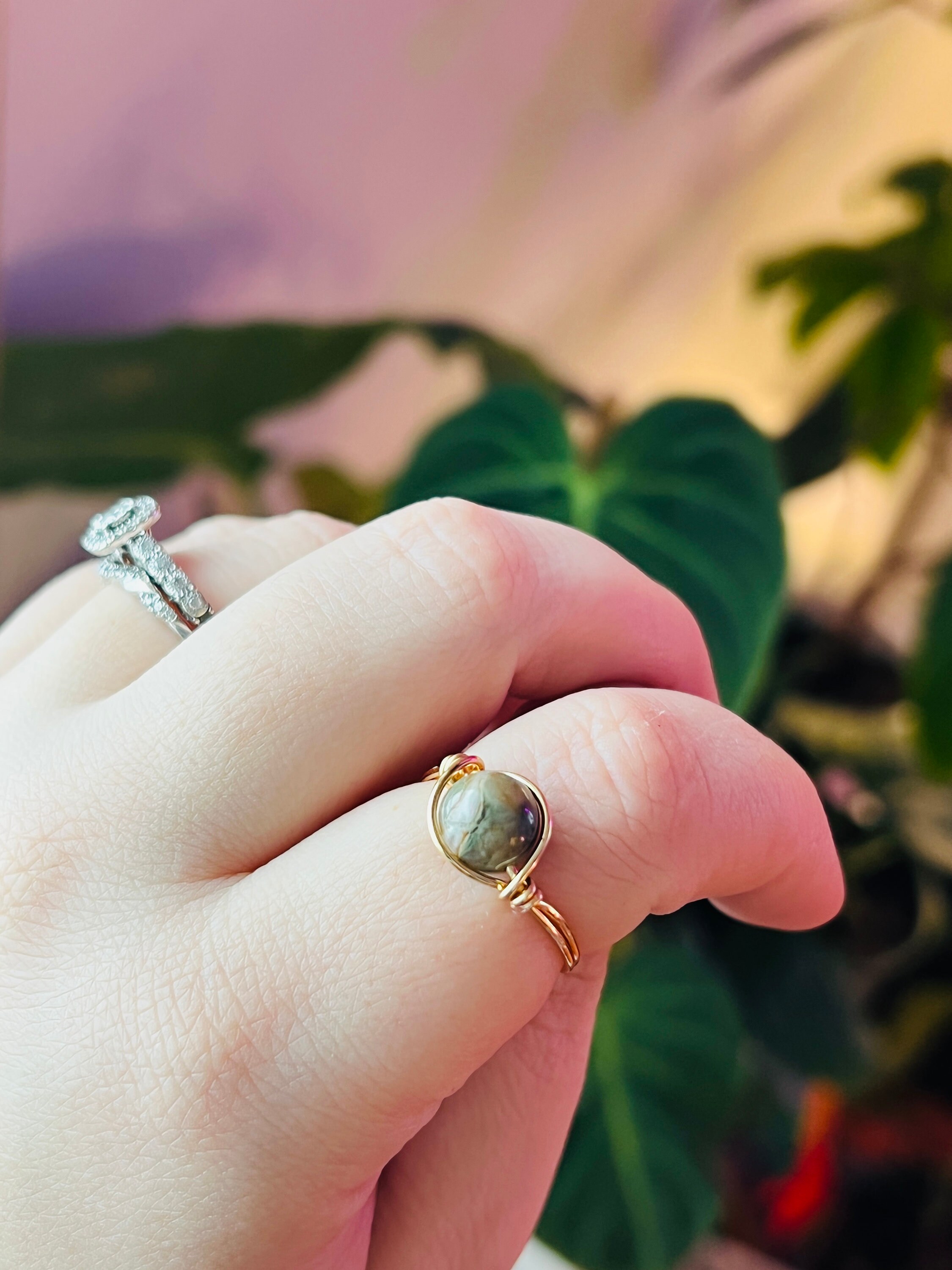 Dinosaur Coprolite Wire Wrapped Rings Dinosaur Wire Wrapped - Etsy