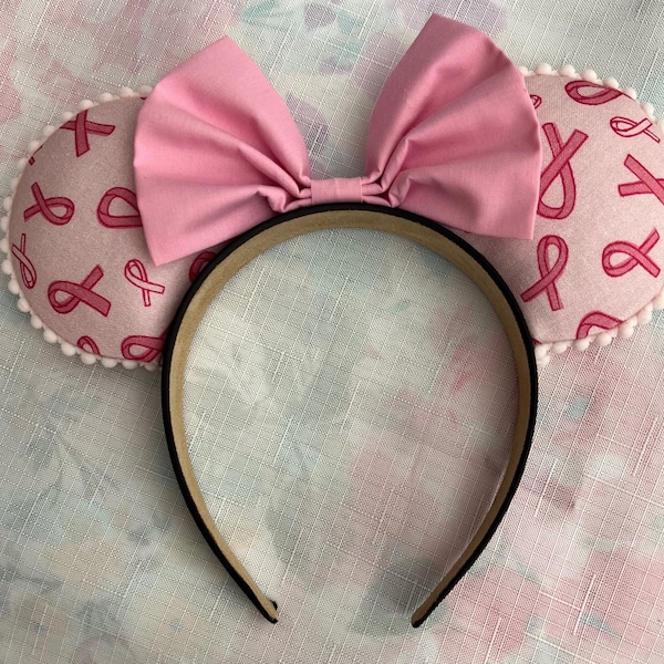 Mickey Mouse Breast Cancer Awareness Svg - Etsy