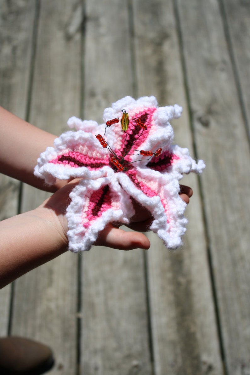 Crochet Pattern / Flower / Stargazer Lily / Bouquet / Wedding - Etsy