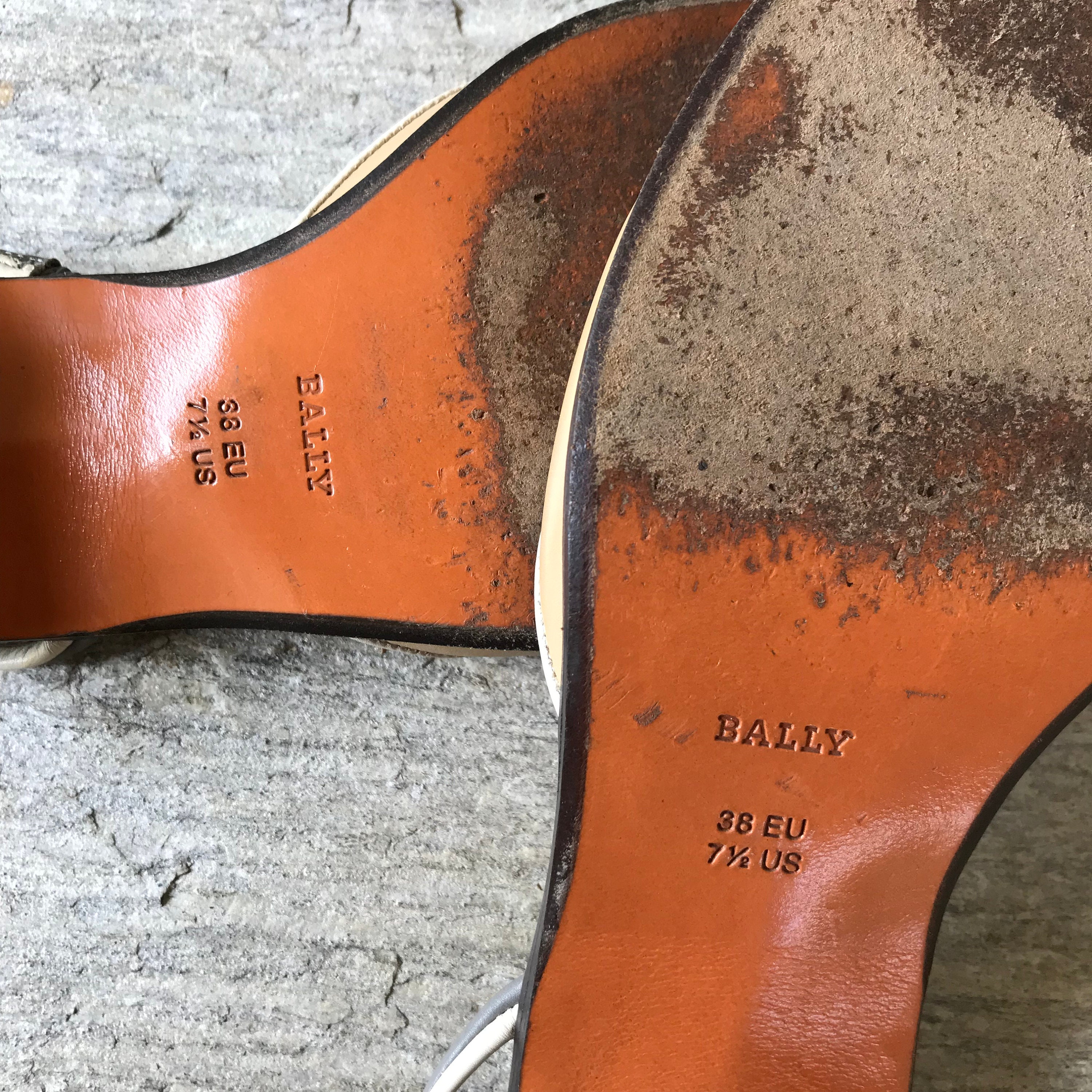 Vintage Bally Ultra Elegant Open-toe Sandal Shoes Women's - Etsy