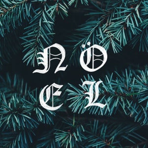 Noel Christmas Art Print- Instant Printable Download - Etsy