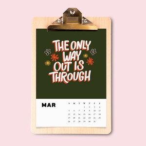 Printable Inspirational Quotes Calendar 2023 - Etsy