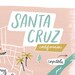 Santa Cruz Map Art- Printable - Etsy