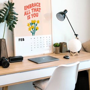 Printable Inspirational Quotes Calendar 2021 | Etsy