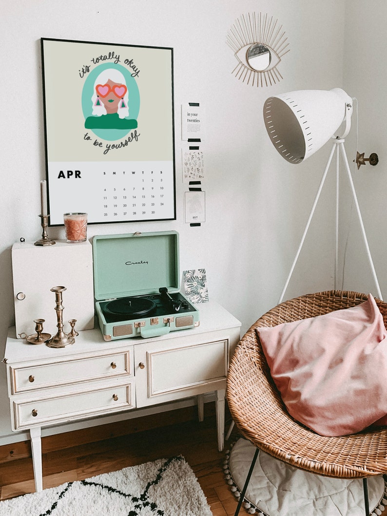 Printable Inspirational Quotes Calendar 2021 | Etsy