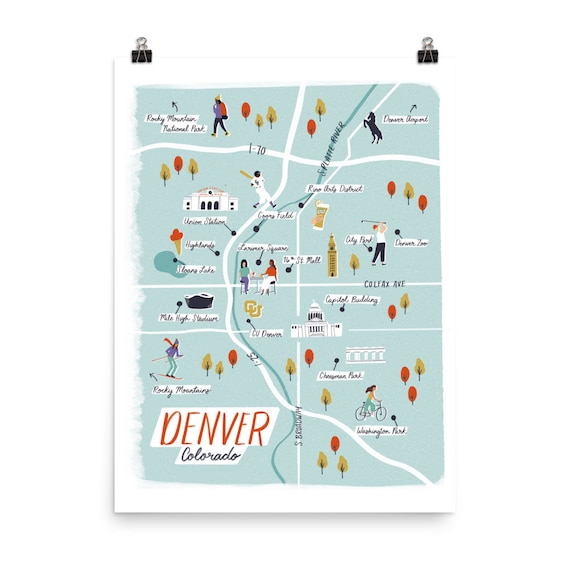 Maps Denver Colorado