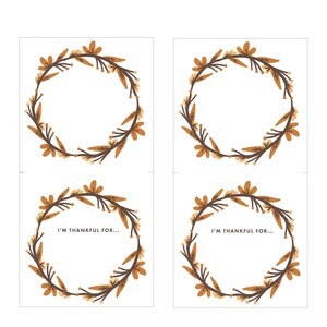 Interactive Thanksgiving Name Cards Printable Instant Download - Etsy
