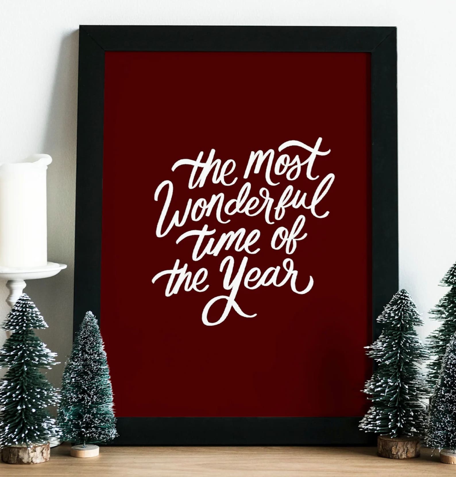 Most Wonderful Time of the Year Poster Art Print - Etsy