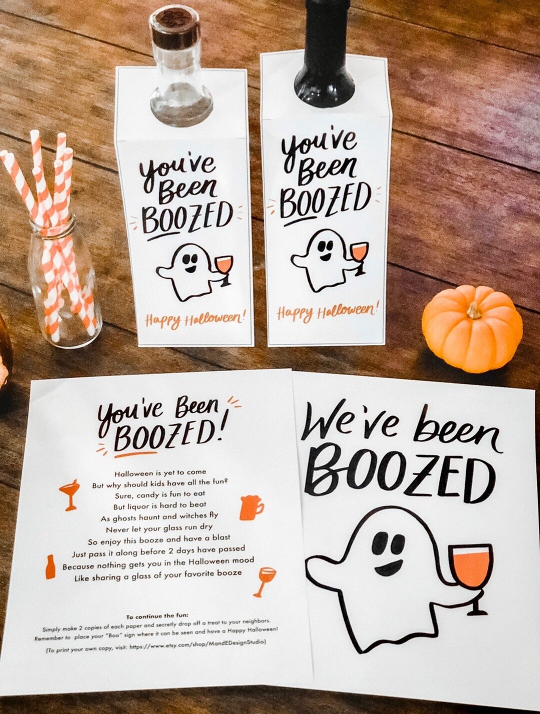 You've Been Boozed, We've Been Boozed Printable Instant Download - Etsy