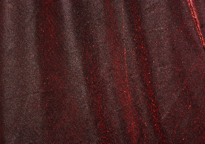 Glimmering synthetic veil, Bold red fabric by the yard, Great for ...