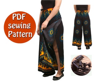 Instant Download Thai Wrap Pants Pattern for Women (Download Now) - Etsy