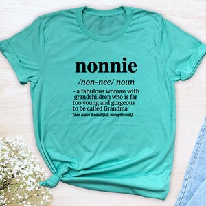 Nonnie A Fabulous Woman With Grandchildren Unisex T-shirt Nonnie Shirt ...