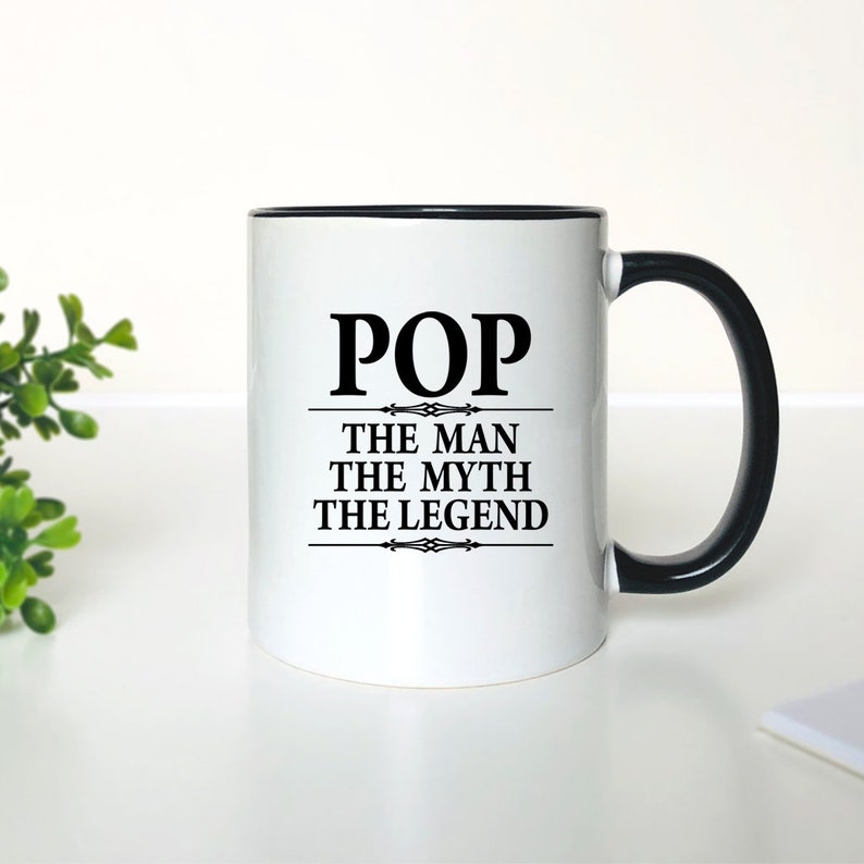 Pop the Man the Myth the Legend Coffee Mug Pop Mug Pop Gift - Etsy