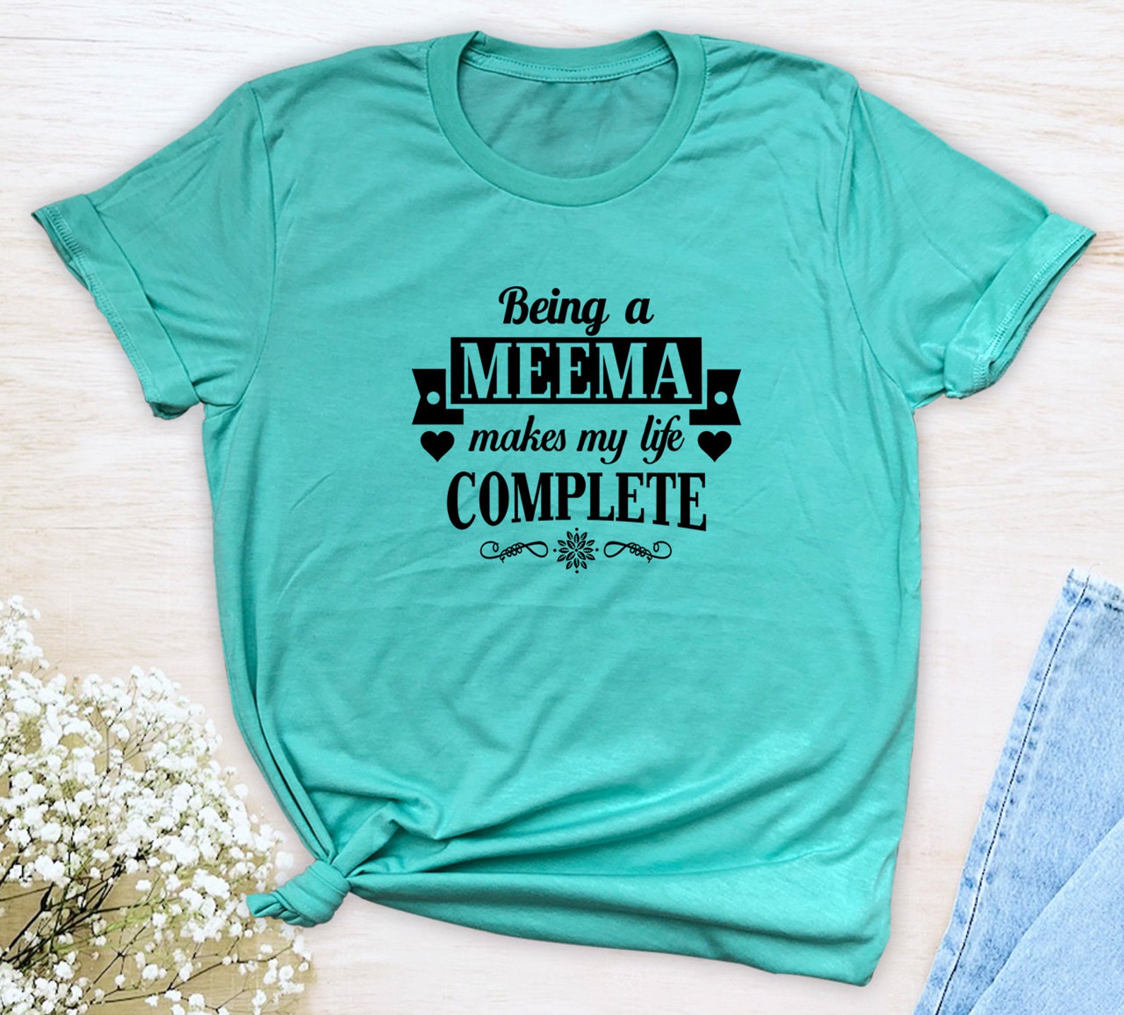 Being A Meema Makes My Life Complete Unisex T-shirt Meema - Etsy