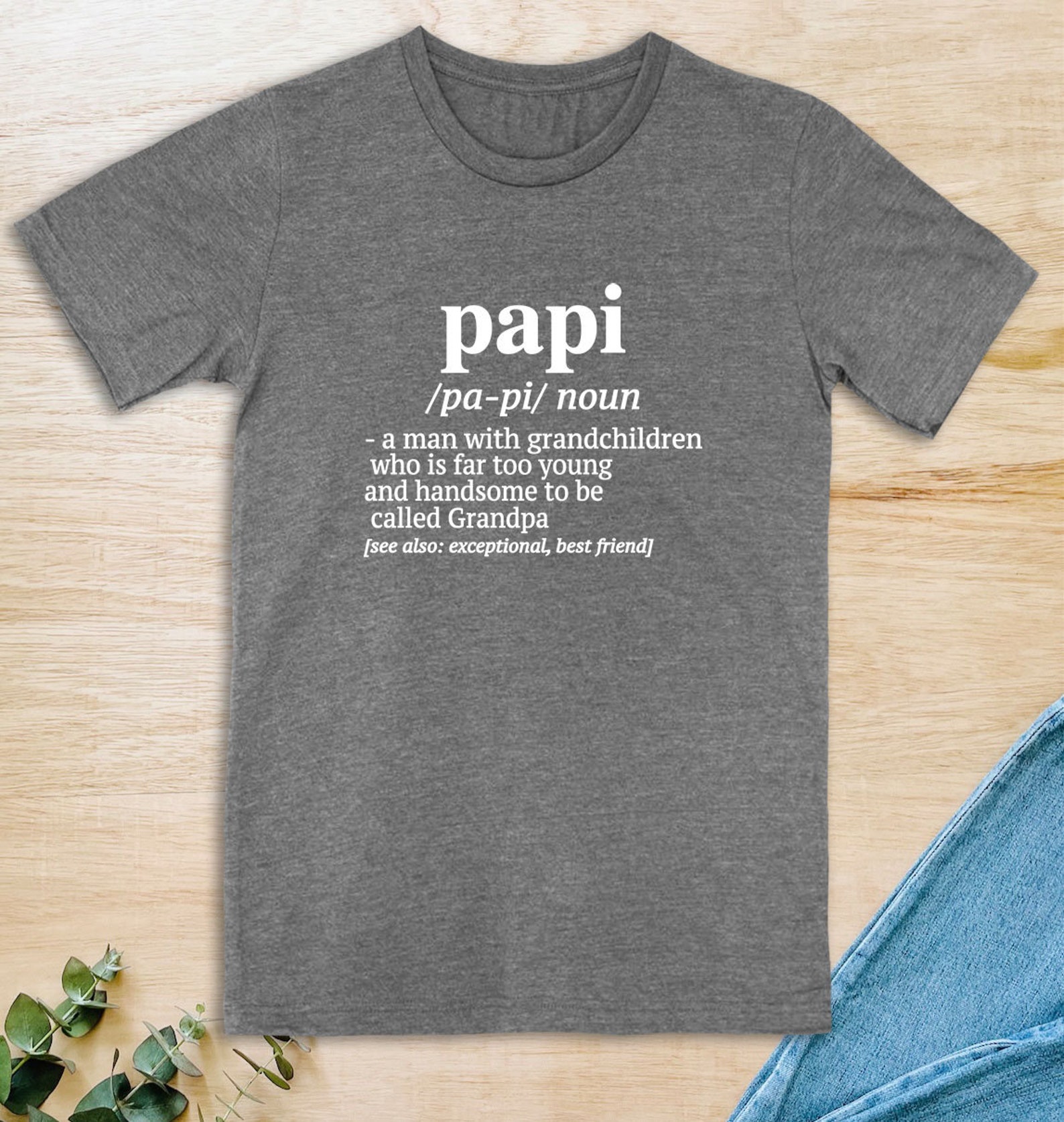 Funny Papi Definition T-shirt: Grandpa Gift - Etsy