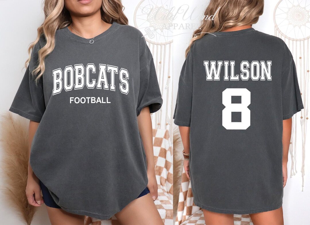 Custom Football T-shirt, Comfort Colors T-shirt,personalized Football ...