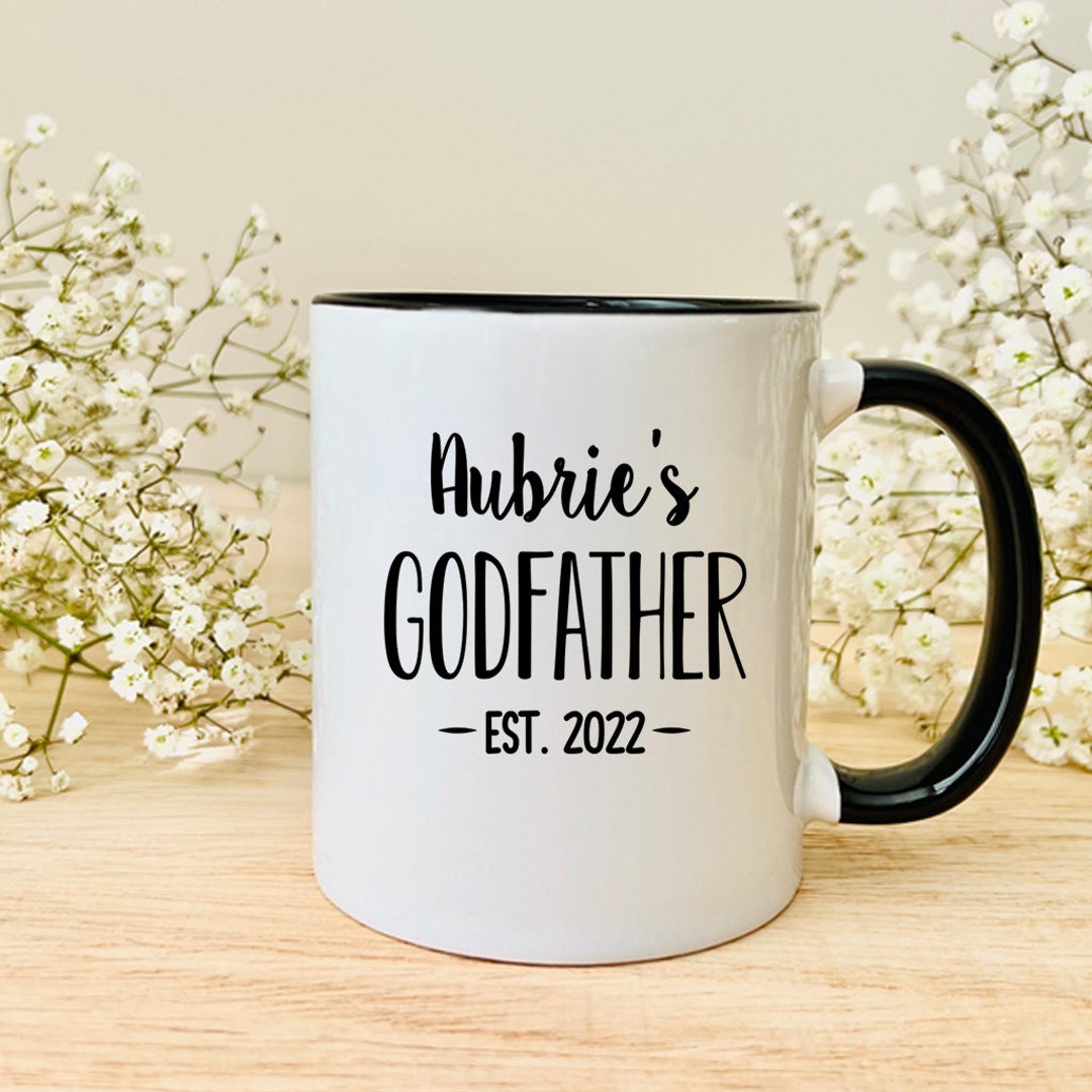 Custom Name Godfather Est. 2022 - Coffee Mug - Godfather Mug ...