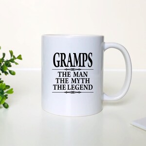 Gramps the Man, the Myth, the Legend Coffee Mug - Etsy