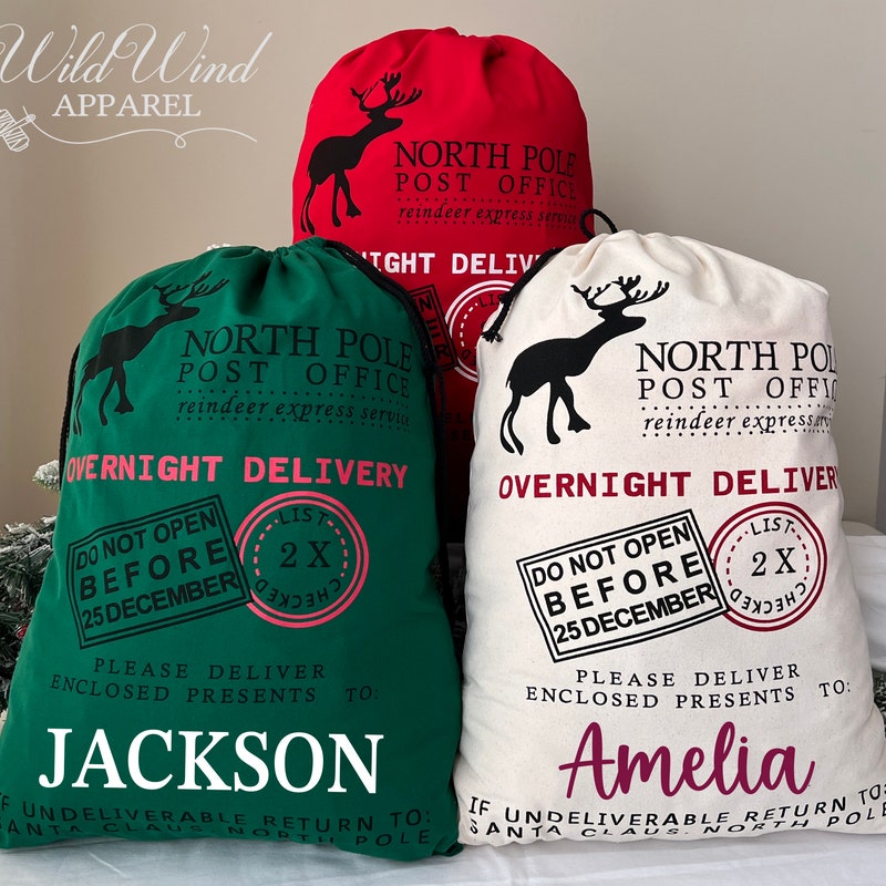 Large Santa Sack - Etsy
