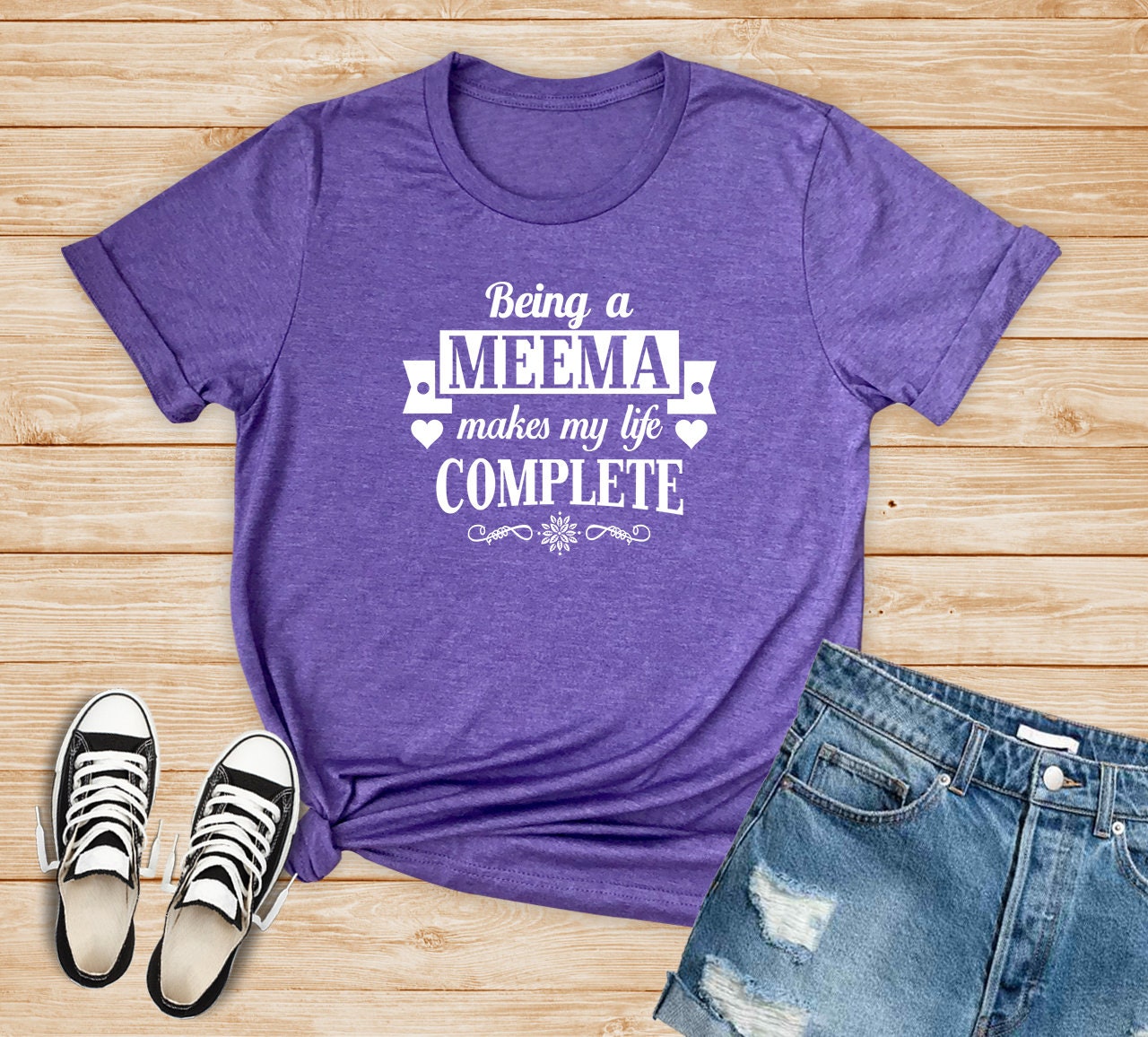 Being A Meema Makes My Life Complete Unisex T-shirt Meema | Etsy