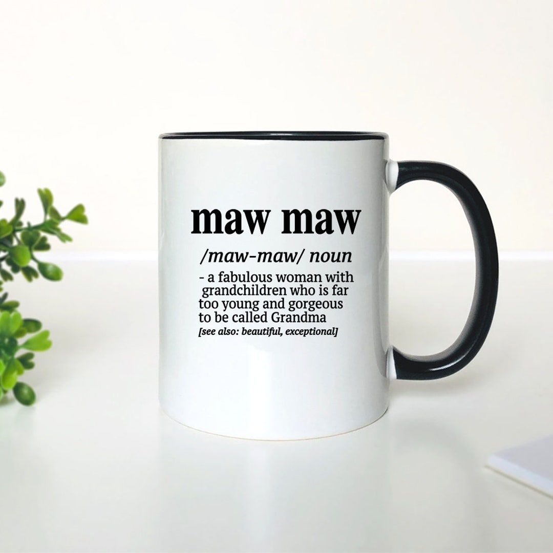 Maw Maw A Fabulous Woman With Grandchildren... Coffee Mug - Etsy