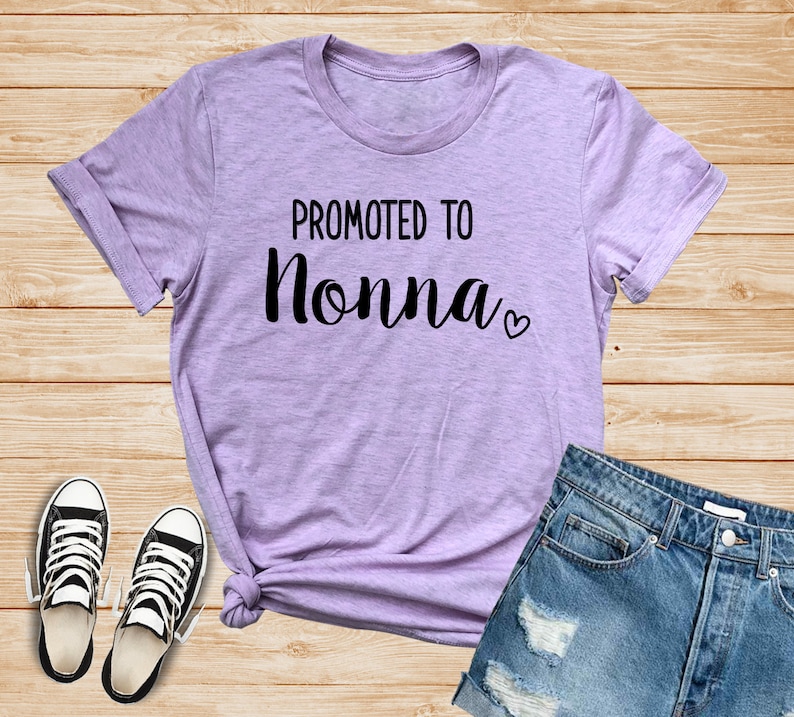 Promoted to Nonna Unisex T-shirt Nonna to Be Shirt Gift - Etsy