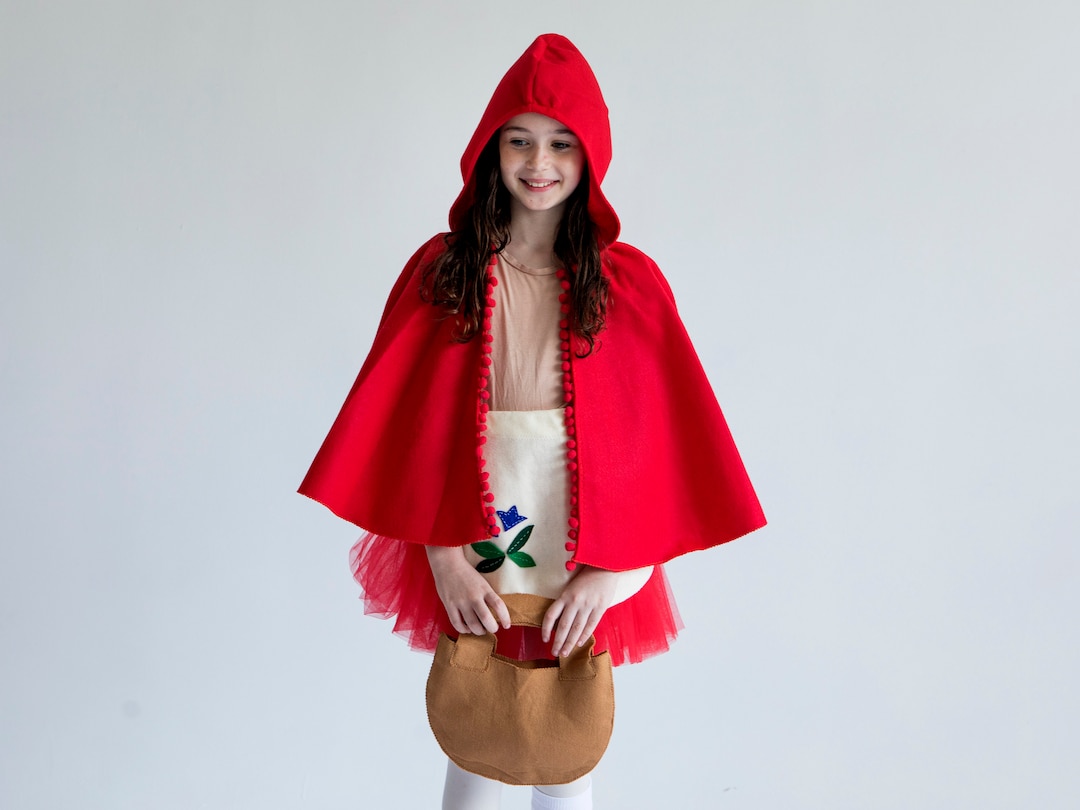 Little Red Riding Hood Costume for Fairytale Dress Up - Etsy
