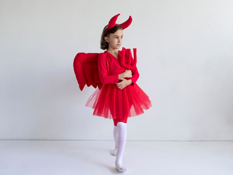 Toddler Devil Costume Girls, Devil Wings - Etsy