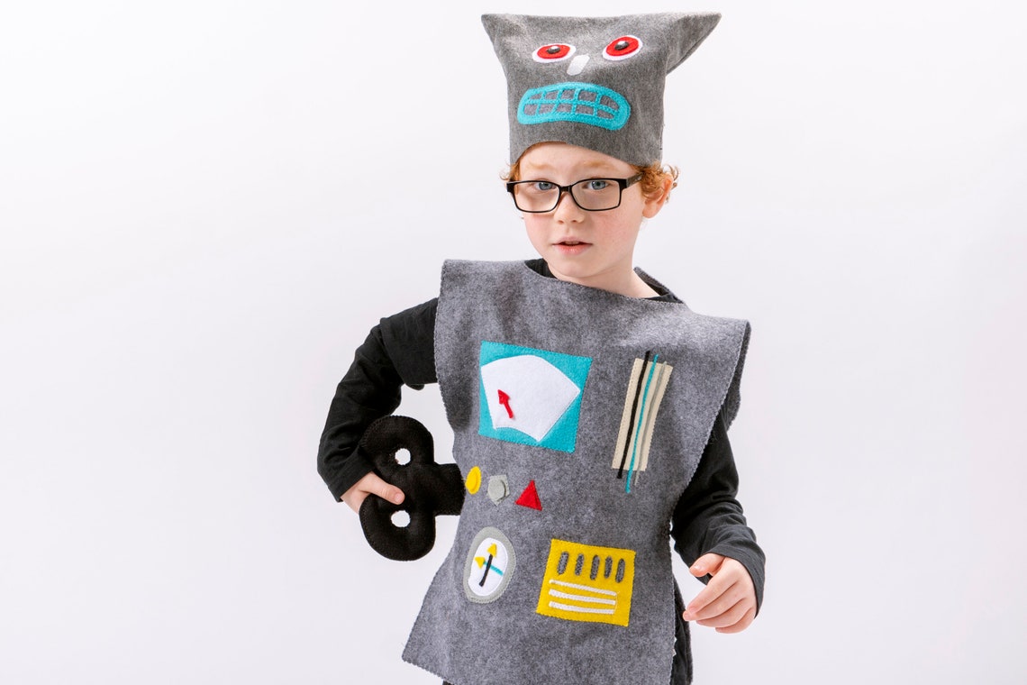 Cute Robot Costume for Kids - Etsy