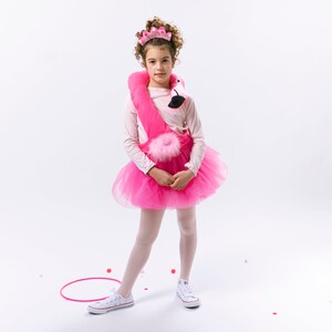 Girl's Flamingo Costume, Toddler Dress up for Halloween - Etsy