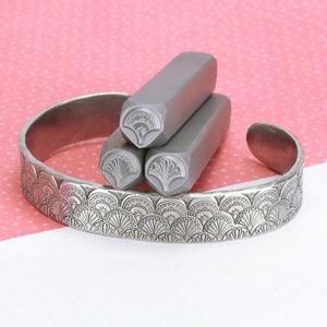 Fan Metal Design Stamp, Fountain Design Beaducation Metal Stamping ...