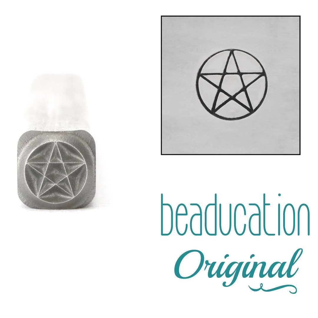 Pentagram / Pentacle 5mm Metal Stamp - Beaducation Metal Stamping Punch ...