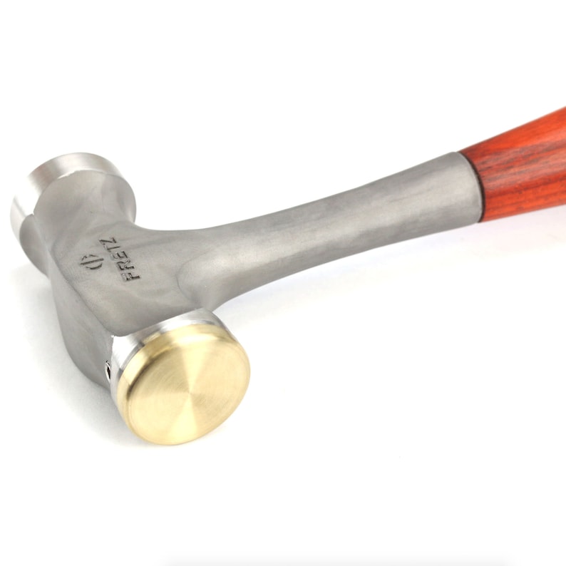 Fretz 1 Lb Stamping Hammer With Brass and Steel Faces - Etsy