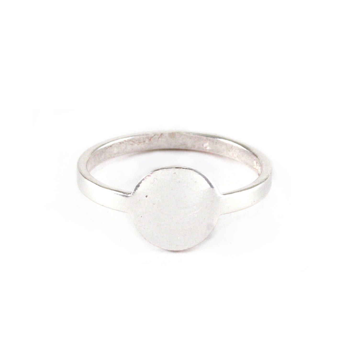 Sterling Silver Circle Ring Stamping Blank Sizes 5 10 - Etsy